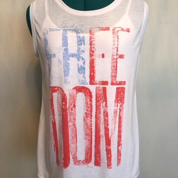 L.O.L. Vintage | Tops | Vintage American Freedom Tank Top | Poshmark